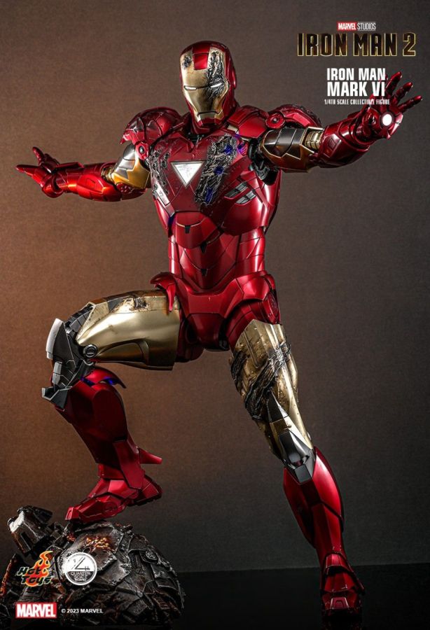 Iron Man 2 Mark VI Armour 1 4 Scale Collectable Action Figure Ikon Collectables